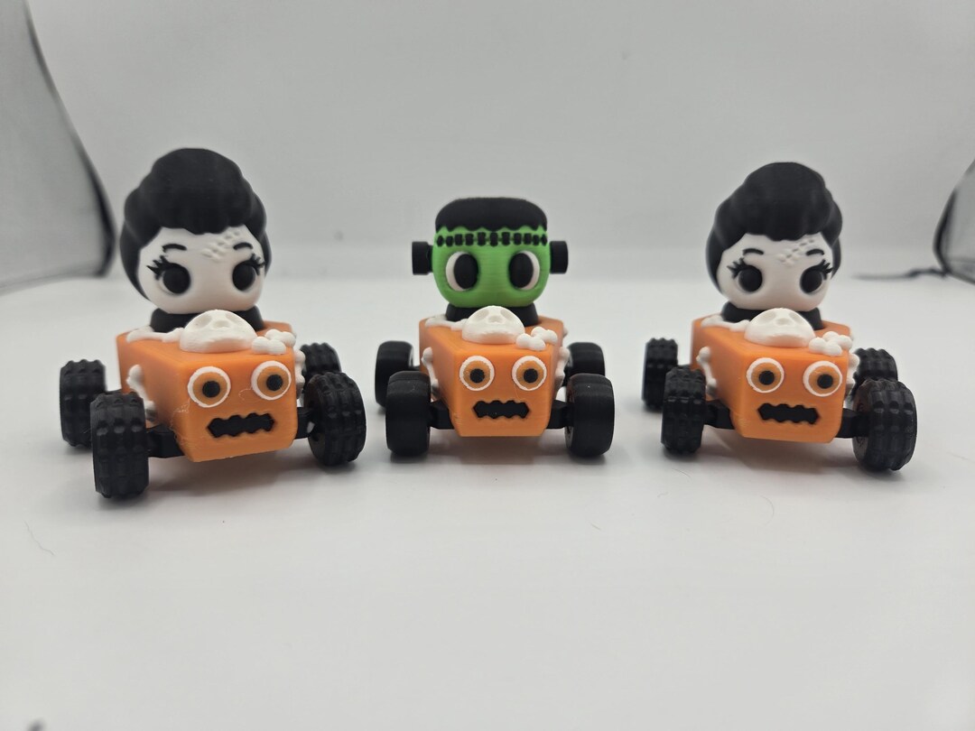Halloween Monster Car Mechanical Key Clicker | 3D Print - Etsy