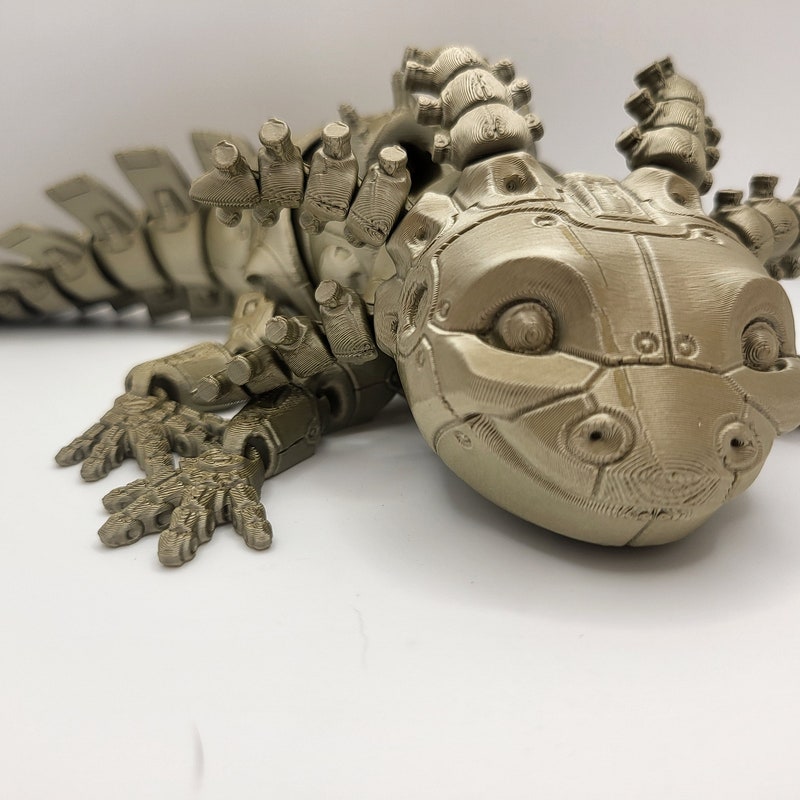 3d Printed Robot Axolotl - Etsy