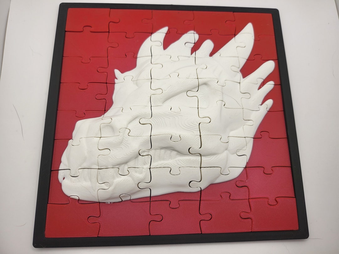 Doomsday Dragon Head 3D Puzzle | 3D Print - Etsy
