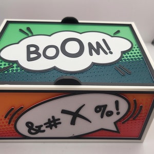 Cartoon Comic Book Style Speech Bubble Storage Container | 3D Print - Etsy