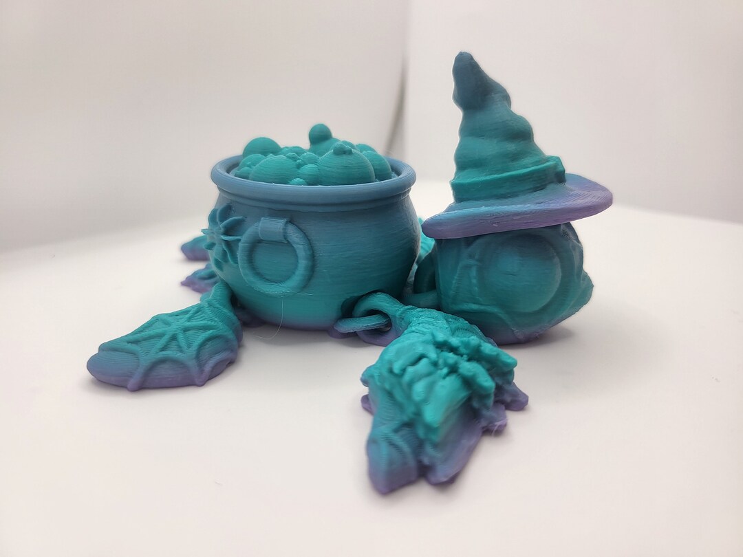 Witch Turtle Articulated 3D Print - Etsy