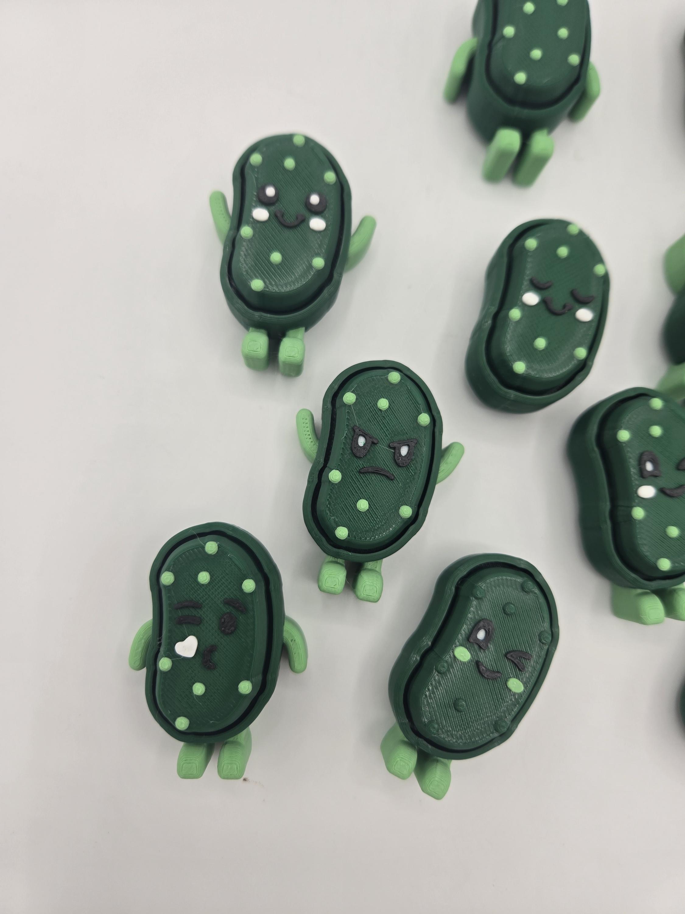 Silly Pickle Mechanical Key Fidget Clickers | 3D Printed - Etsy