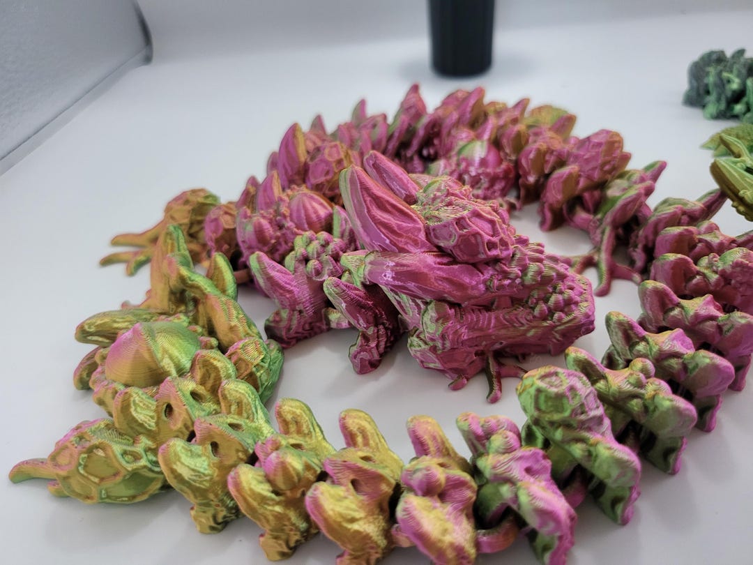 Infested Dragon (winged or Wingless) Creepy With Optional Fidget ...