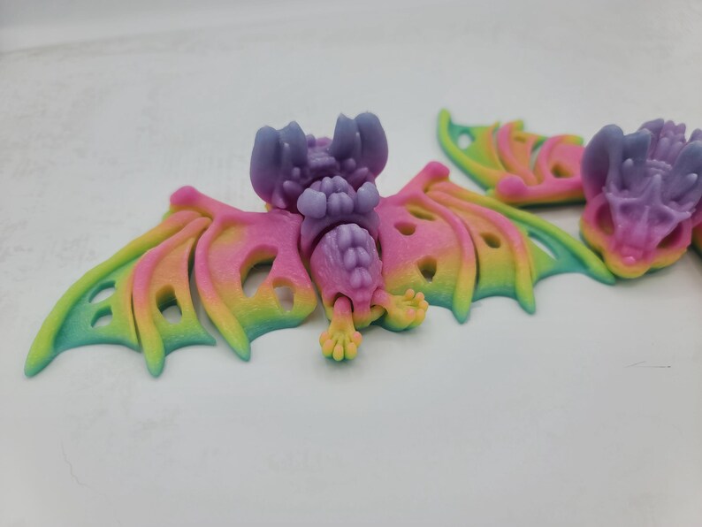 Skeleton Bat Articulated Flexi 3D Print - Etsy