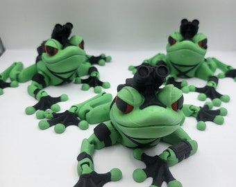 Articulated Special Ops Frog 3D Printed - Etsy