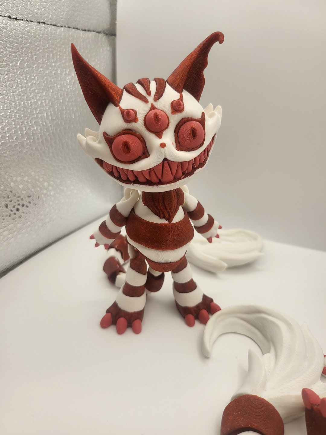 Three Eyed Scary Cat 3D Print - Etsy