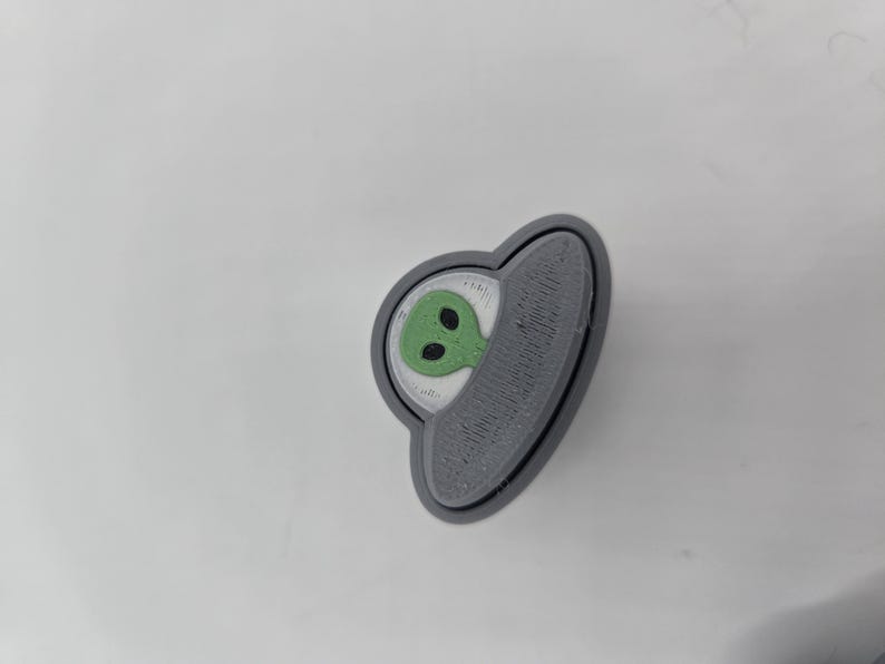 Cute Space Inspired Mechanical Key Clickers Alien UFO or Rocketship ...