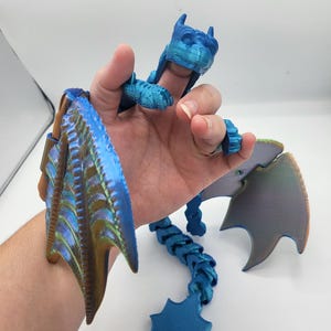 3d Dragon Finger Puppet - Etsy