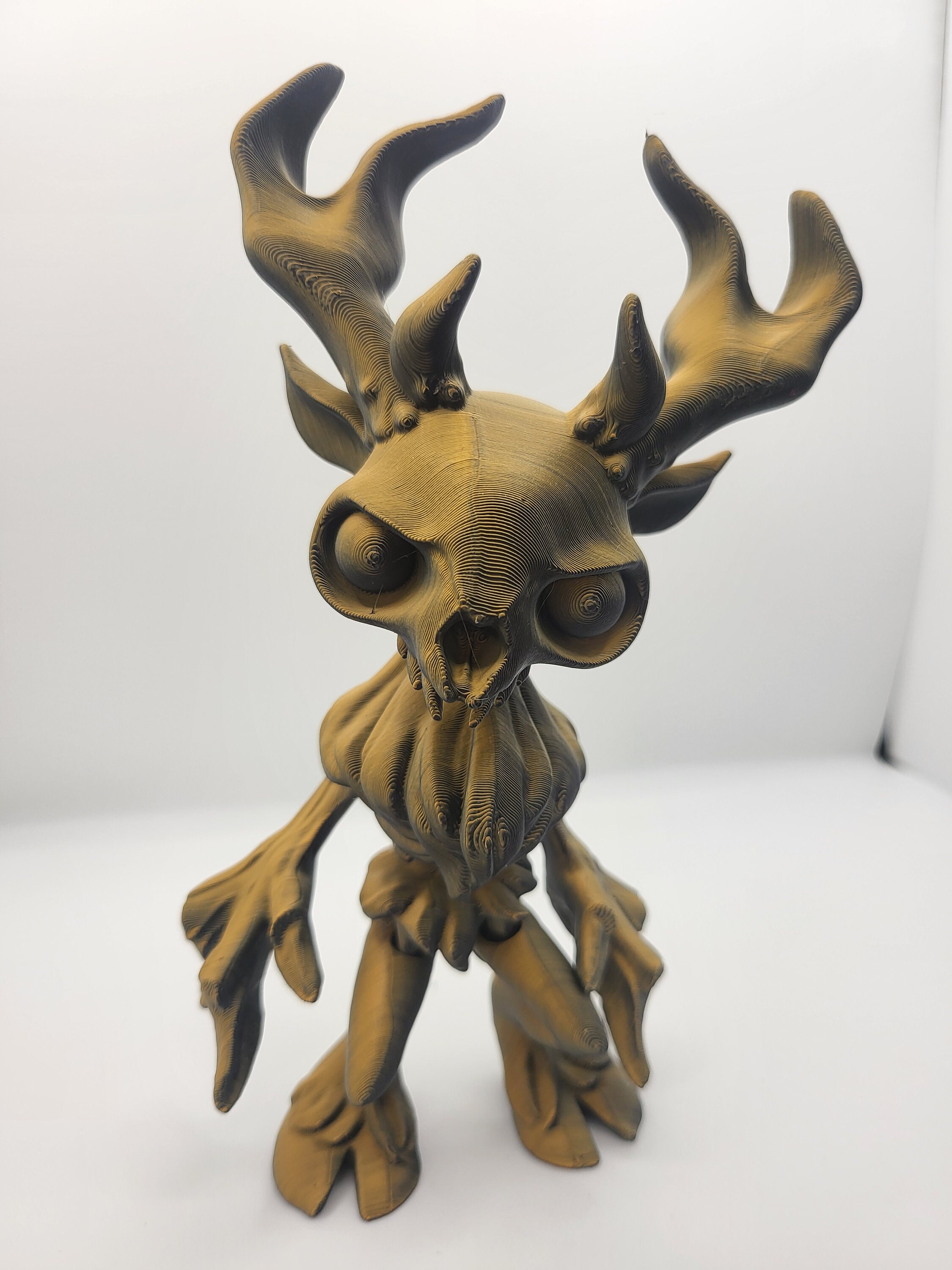 Wendigo Spooky Articulated 3D Print - Etsy