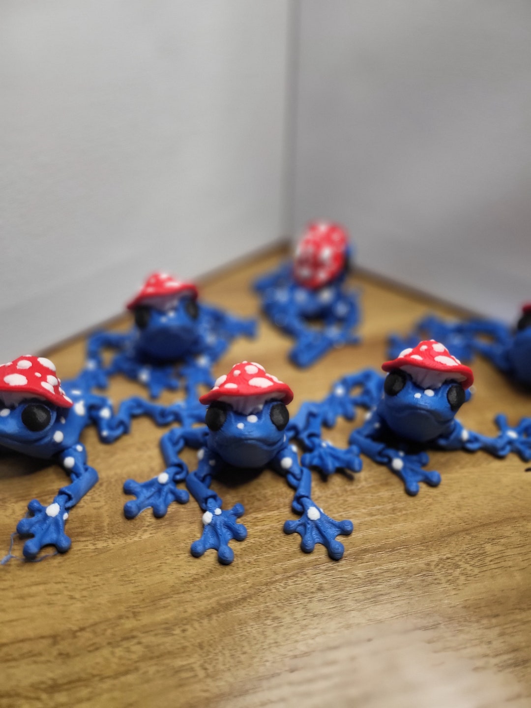 Spotted Mushroom Frogs 3D Print - Etsy