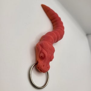 Ball Python Keychain 3D Print - Etsy