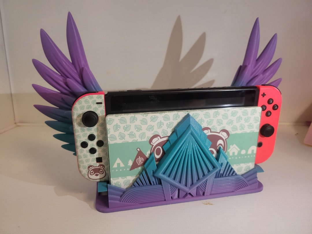 Art Deco Style Articulated Wing Switch Dock 3D Print - Etsy