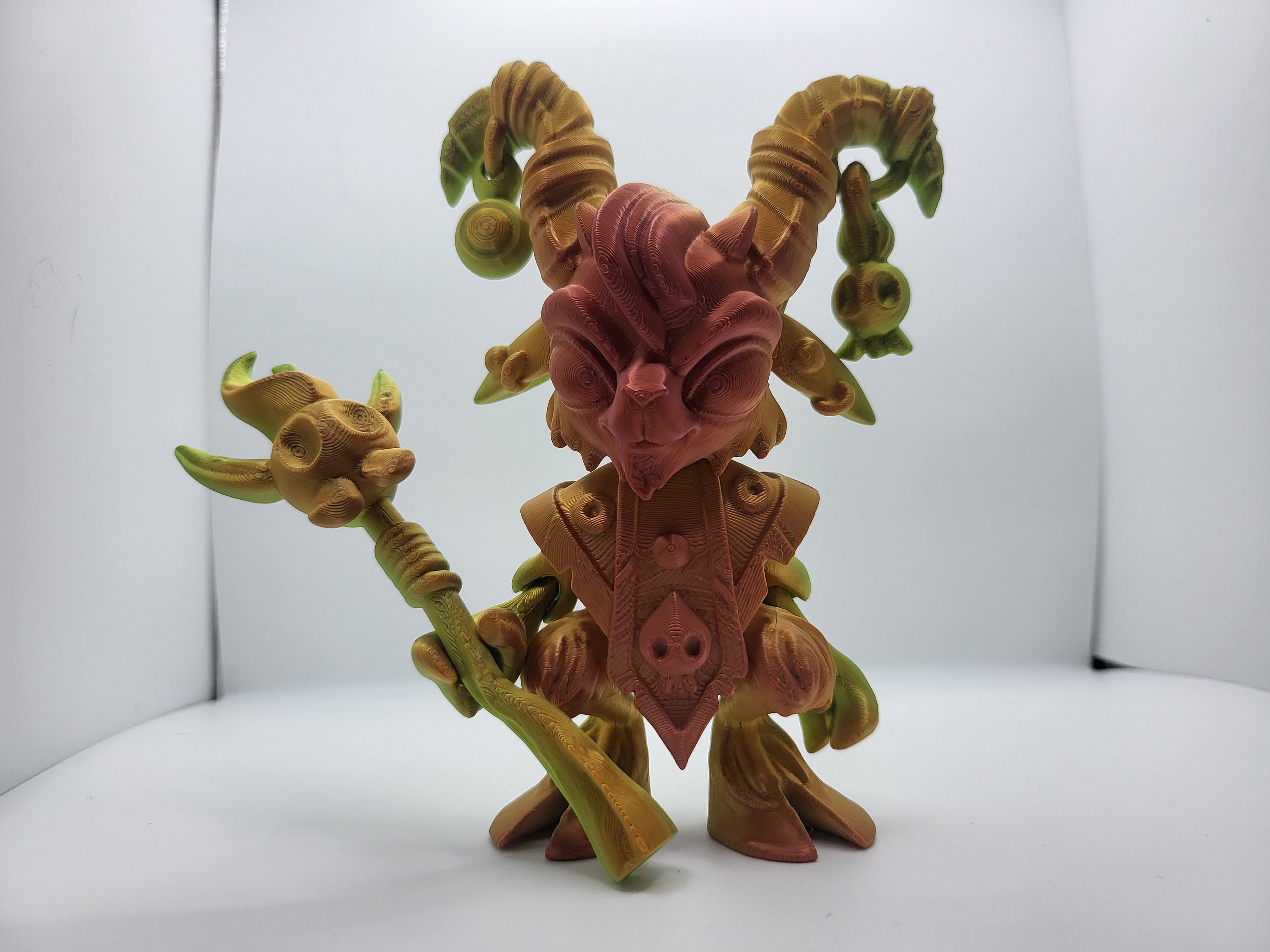 Hellspawn Goat Articulated 3D Print - Etsy