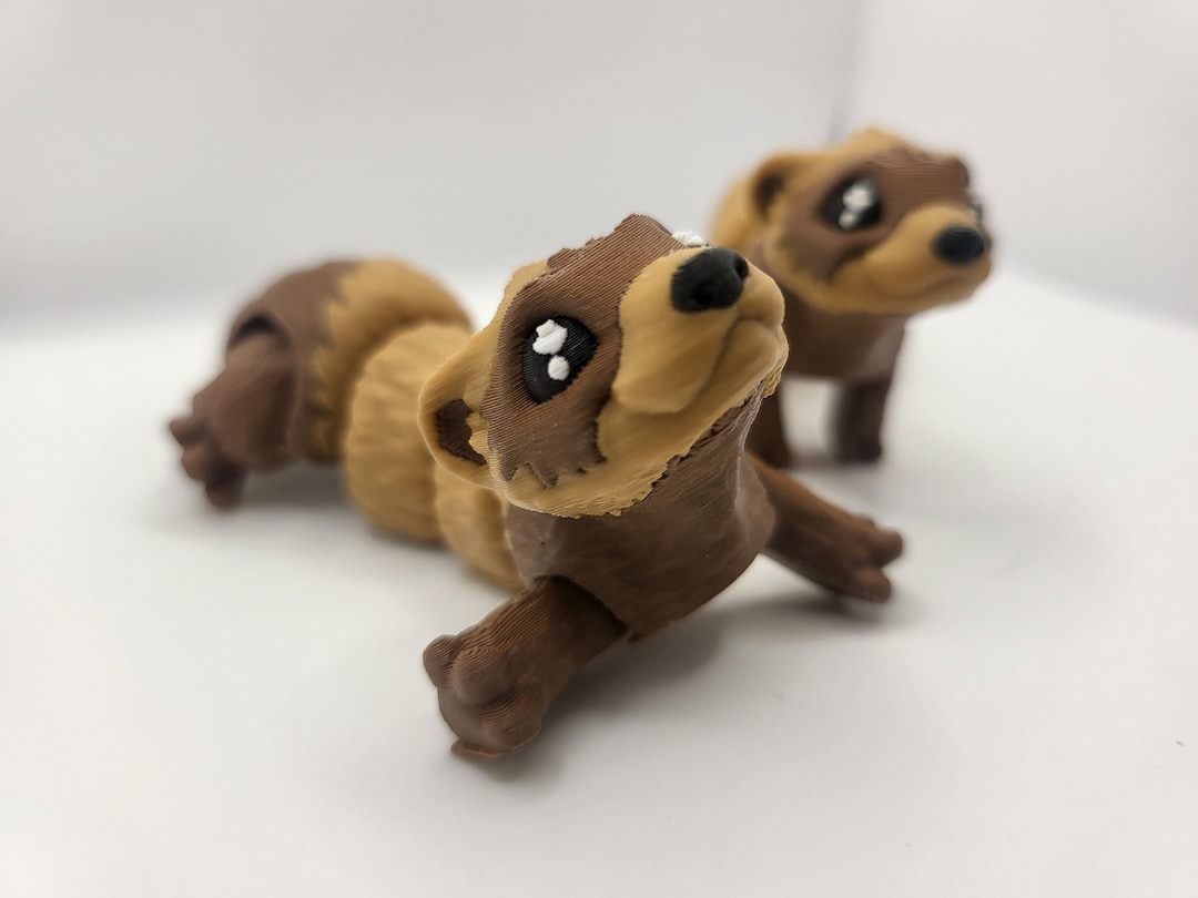 Mini Ferret Flexi Articulated 3D Print - Etsy