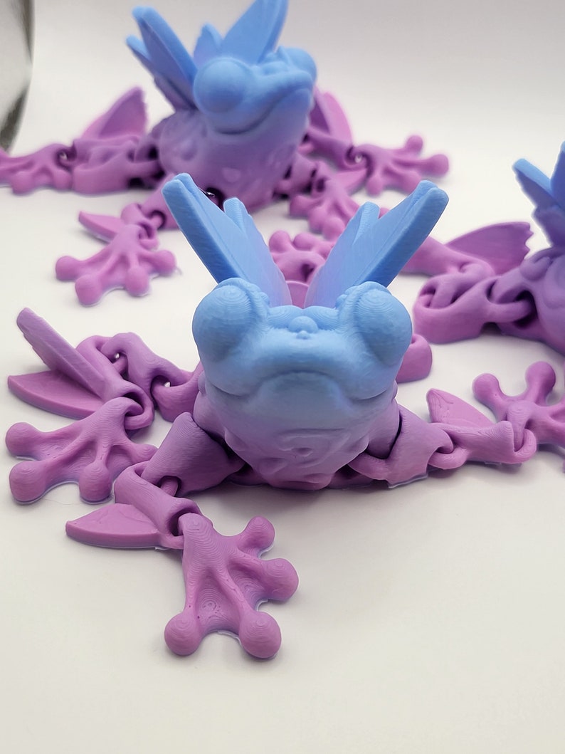 Flutter Frog 3D Print - Etsy