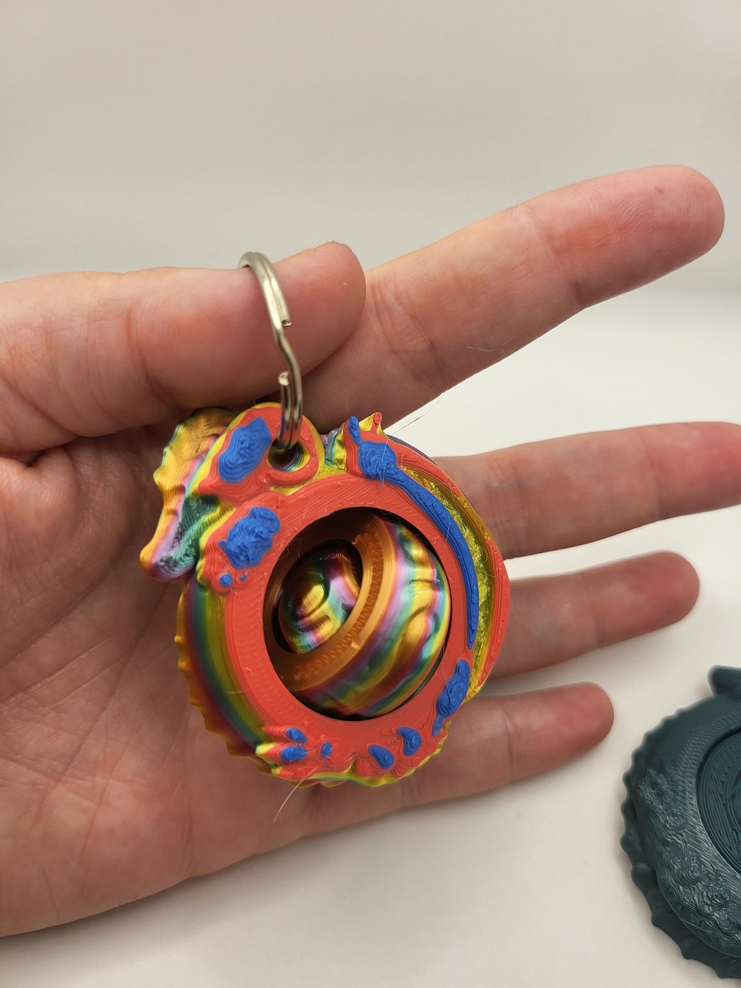 Dragon Gyro Style Fidget Spinner 3D Print - Etsy
