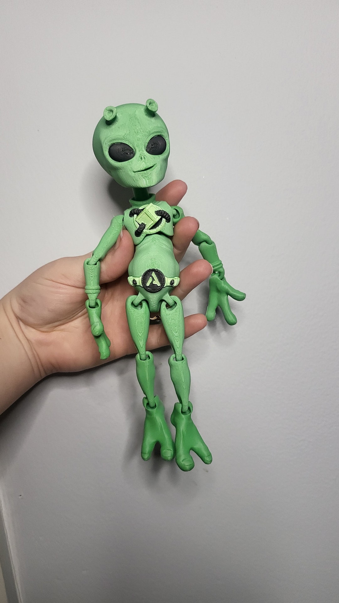 Flexible Alien Toy 3D Print - Etsy