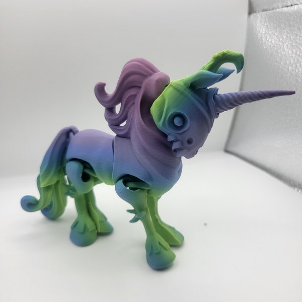 Unicorn 3d Print File Etsy