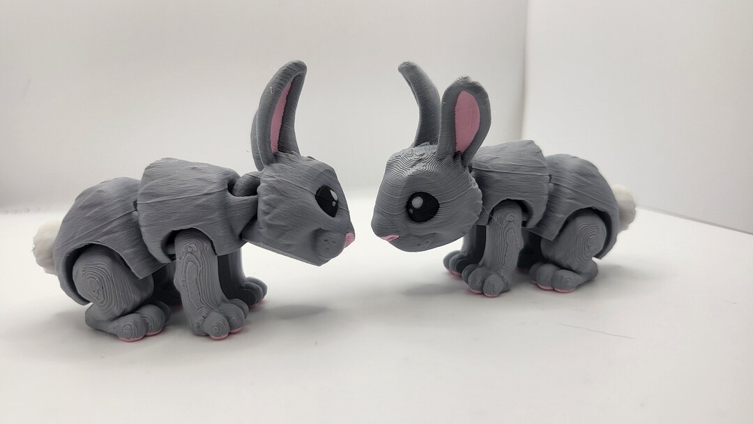 Mini Bunny Articulated 3D Print - Etsy