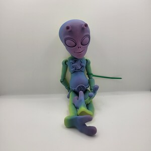 Flexible Alien Toy (3D Print) - Etsy