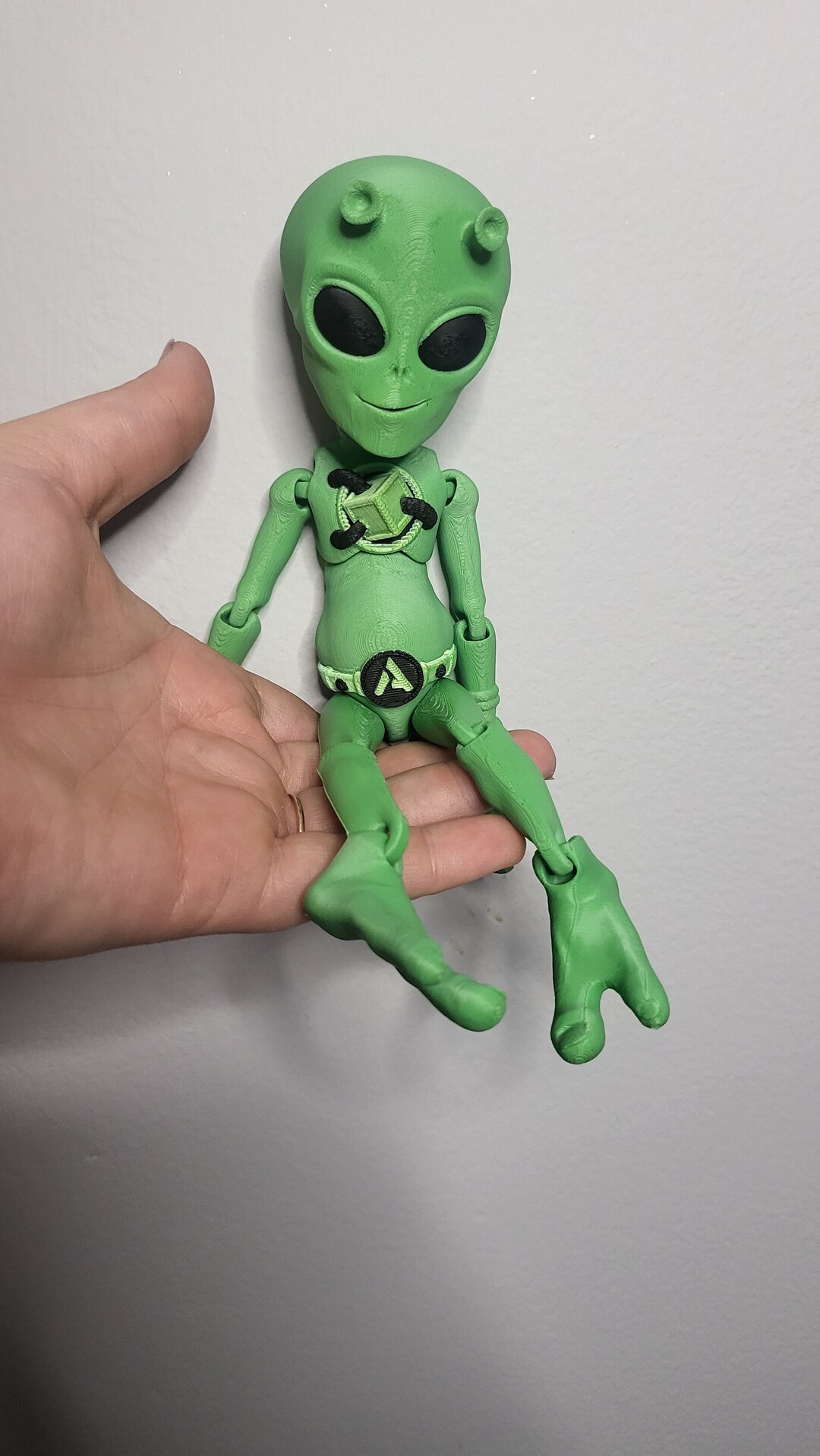 Flexible Alien Toy 3D Print - Etsy