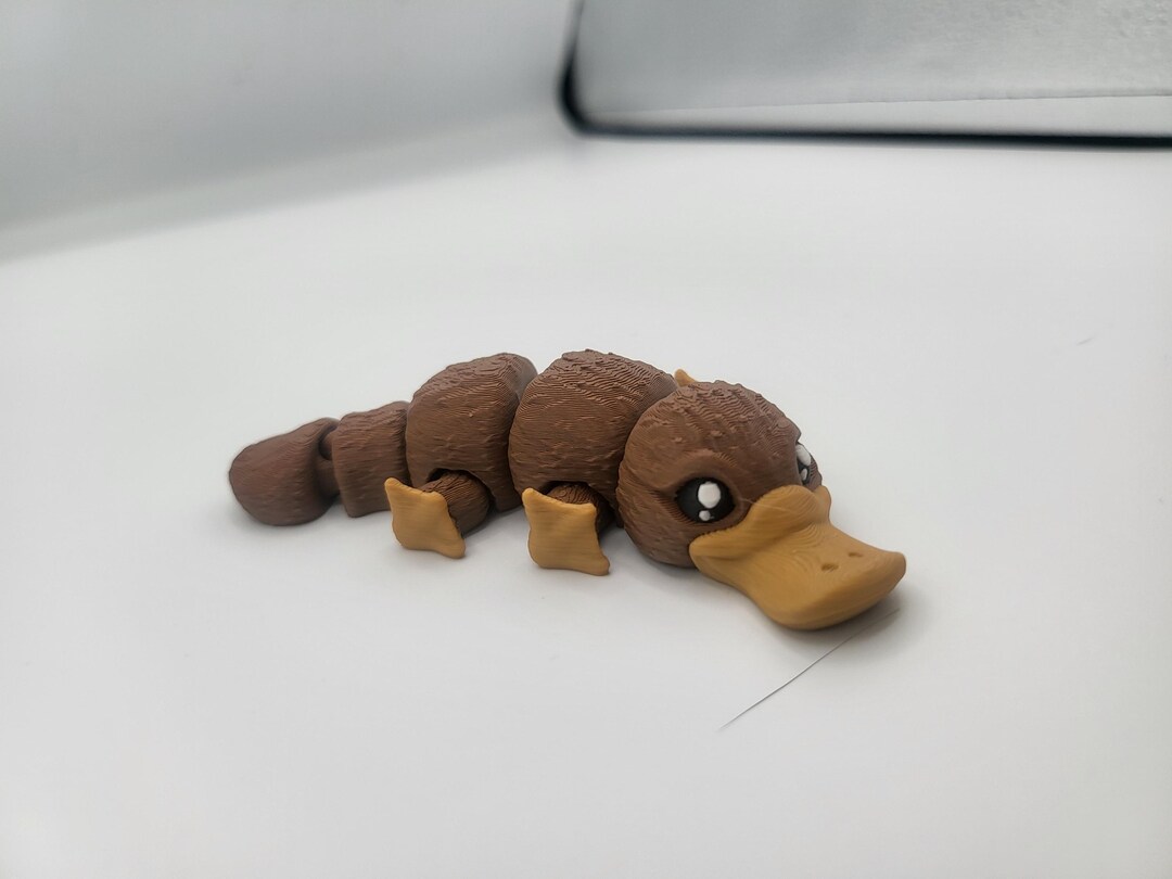Mini Cute Platypus Flexi 3D Print - Etsy