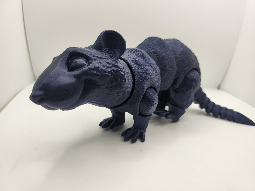 Cute Rat Flexi Articulated 3D Print - Etsy