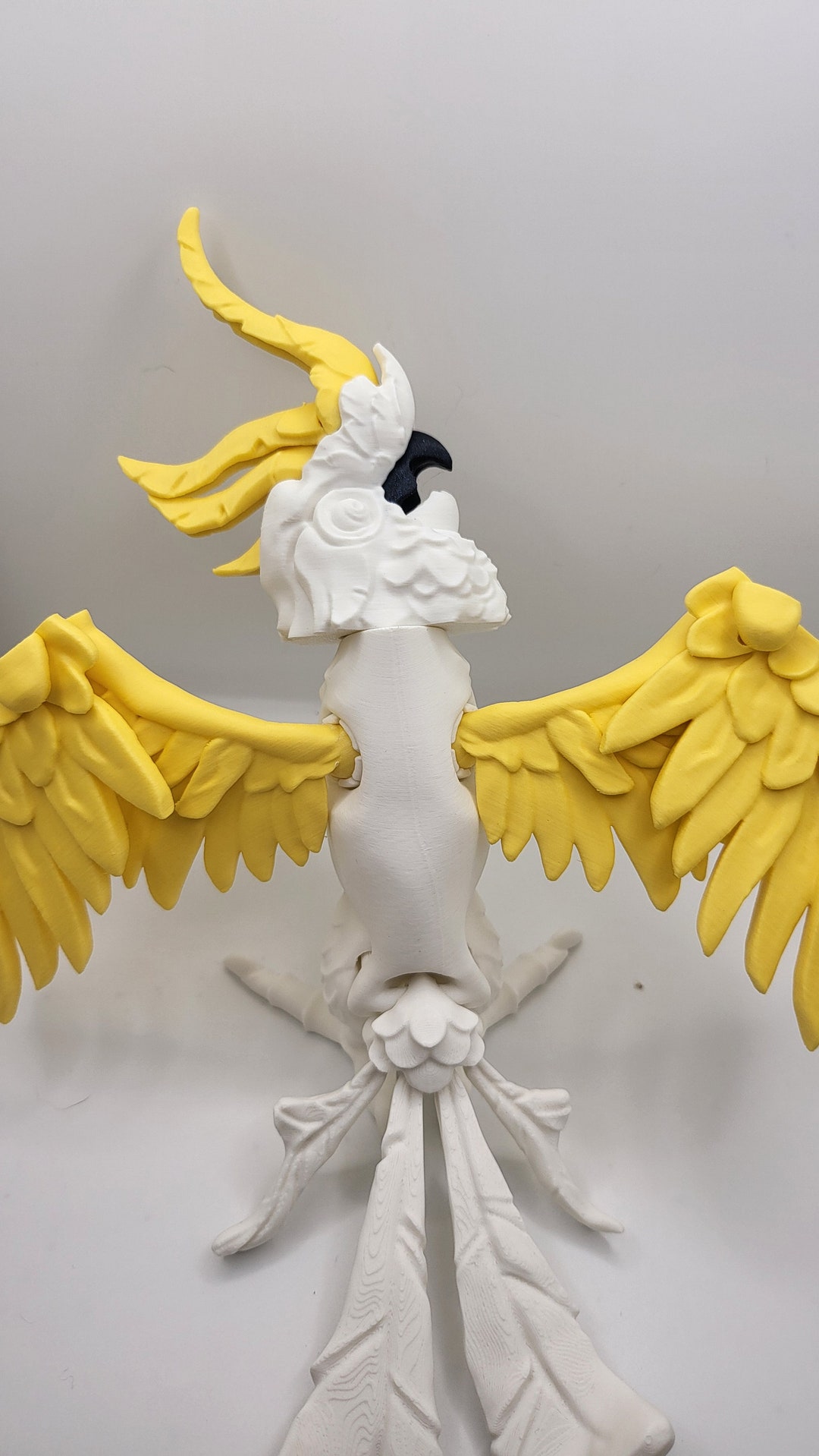 Cockatoo Articulated Bird 3D Print - Etsy
