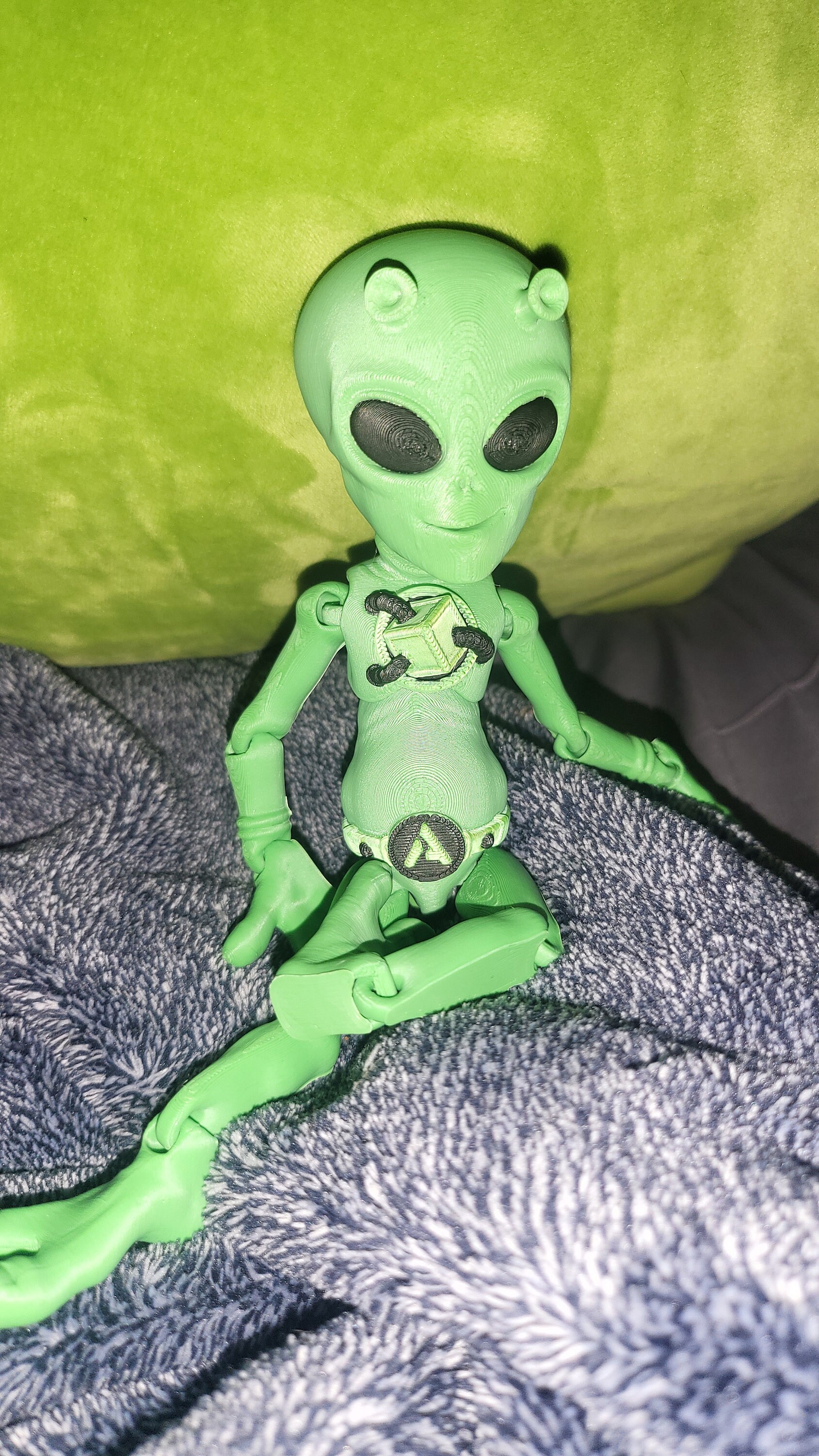 Flexible Alien Toy 3D Print - Etsy