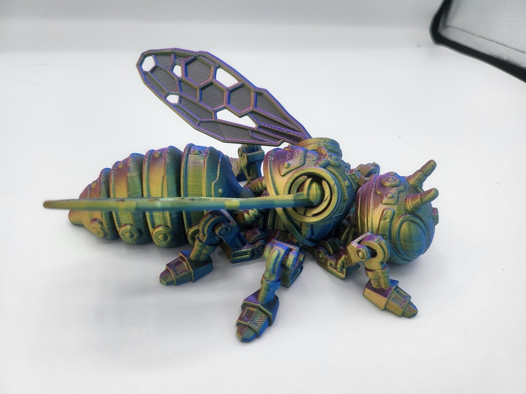 Cyber Bee Flexi Articulated 3D Print - Etsy