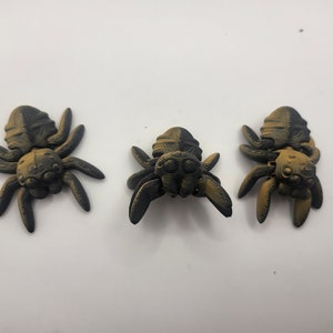Tiny Articulated Spiders 3D Print - Etsy