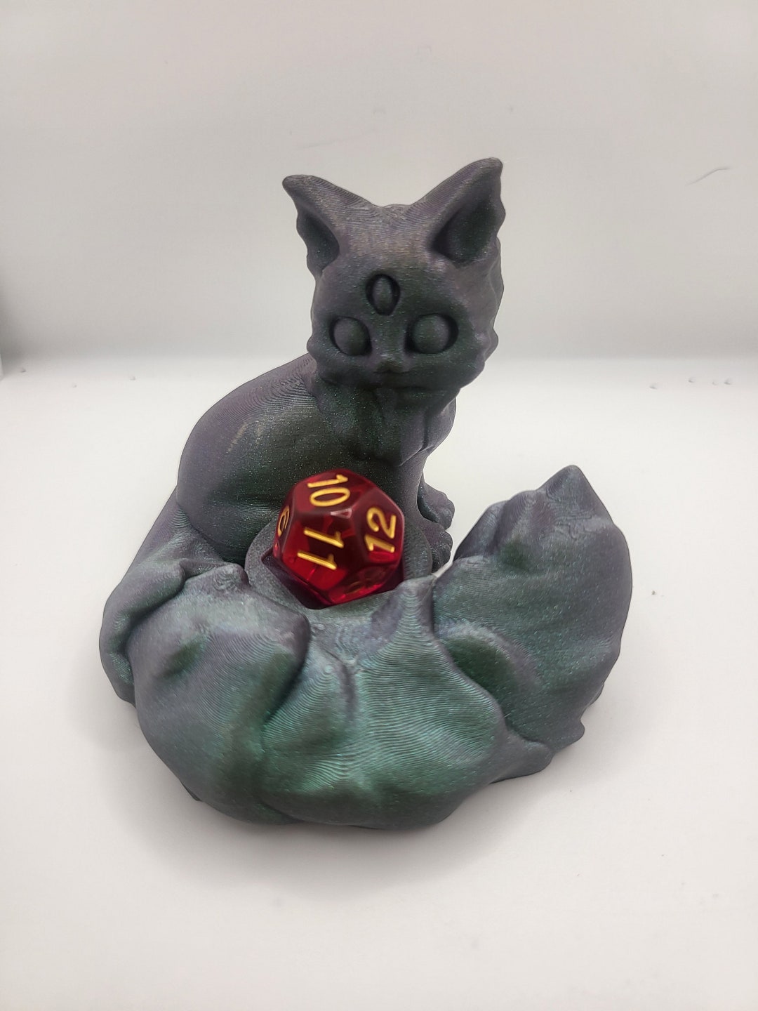 Arcadia Three Eyed Fox Dice Guardian 3D Print - Etsy