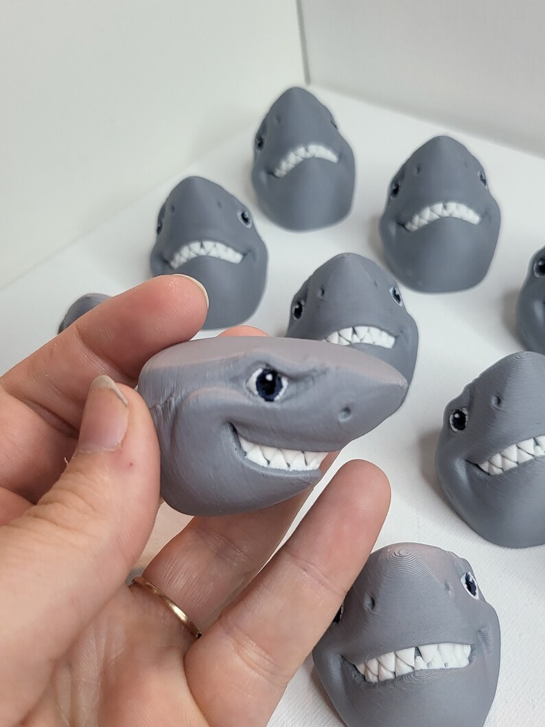 Great White Shark Magnet 3D Print - Etsy
