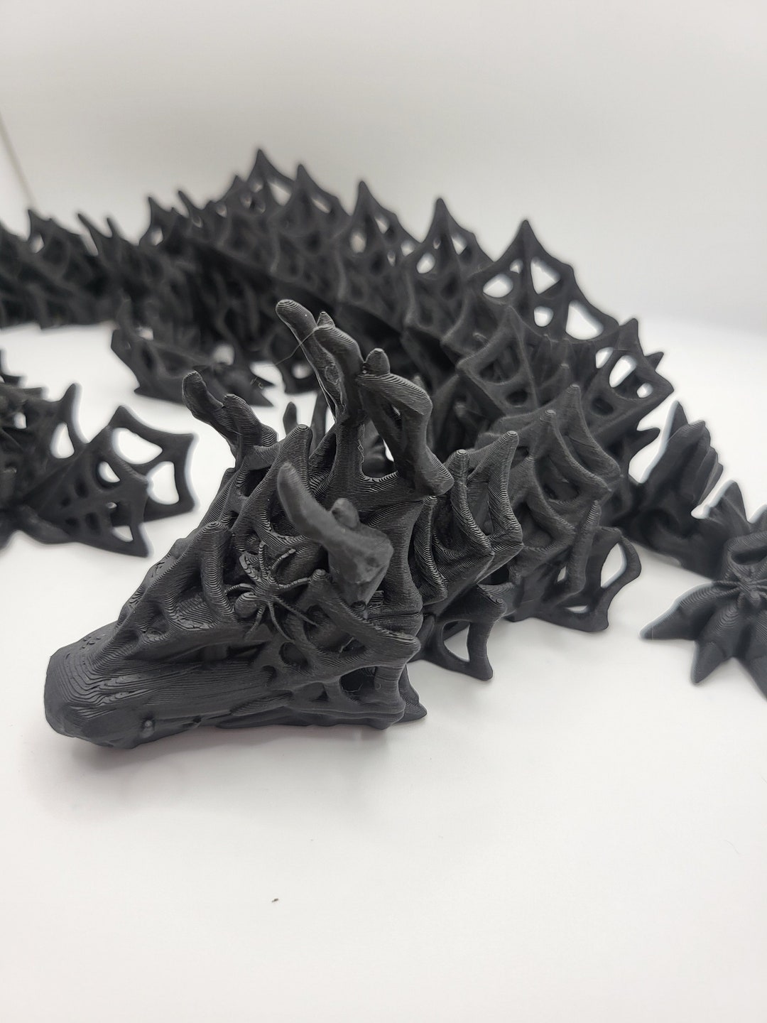 Wicked Webbed Dragon 3D Print - Etsy