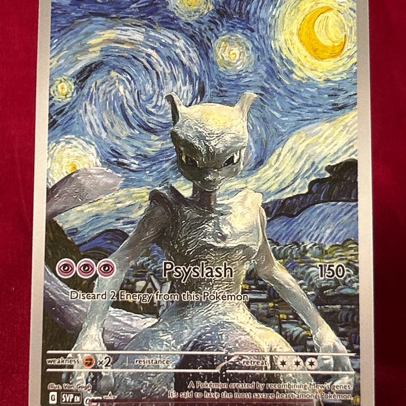 Starry night mewtwo - Etsy.de