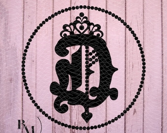 Monogram Letter D - Etsy