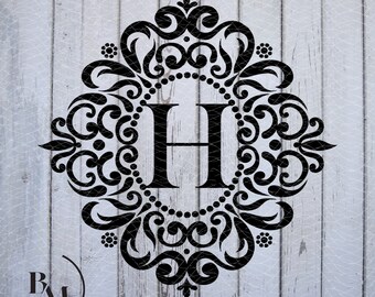 Monogram Letter H | Etsy