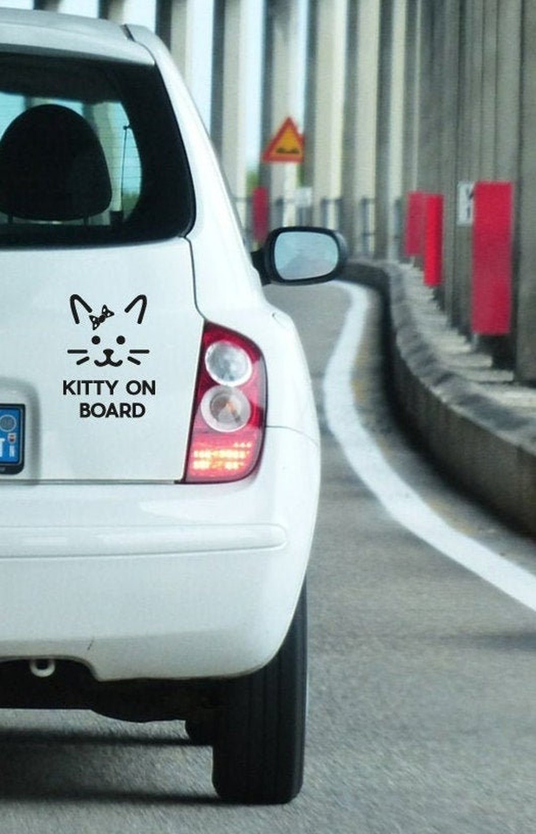 Car Sticker cat ON Board Pets on Board Dog on Board Bumper Sticker ...