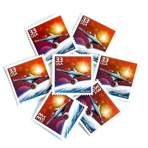 10 Vintage Unused Star Trek Stamps / Celebrate the Century 1960 ...
