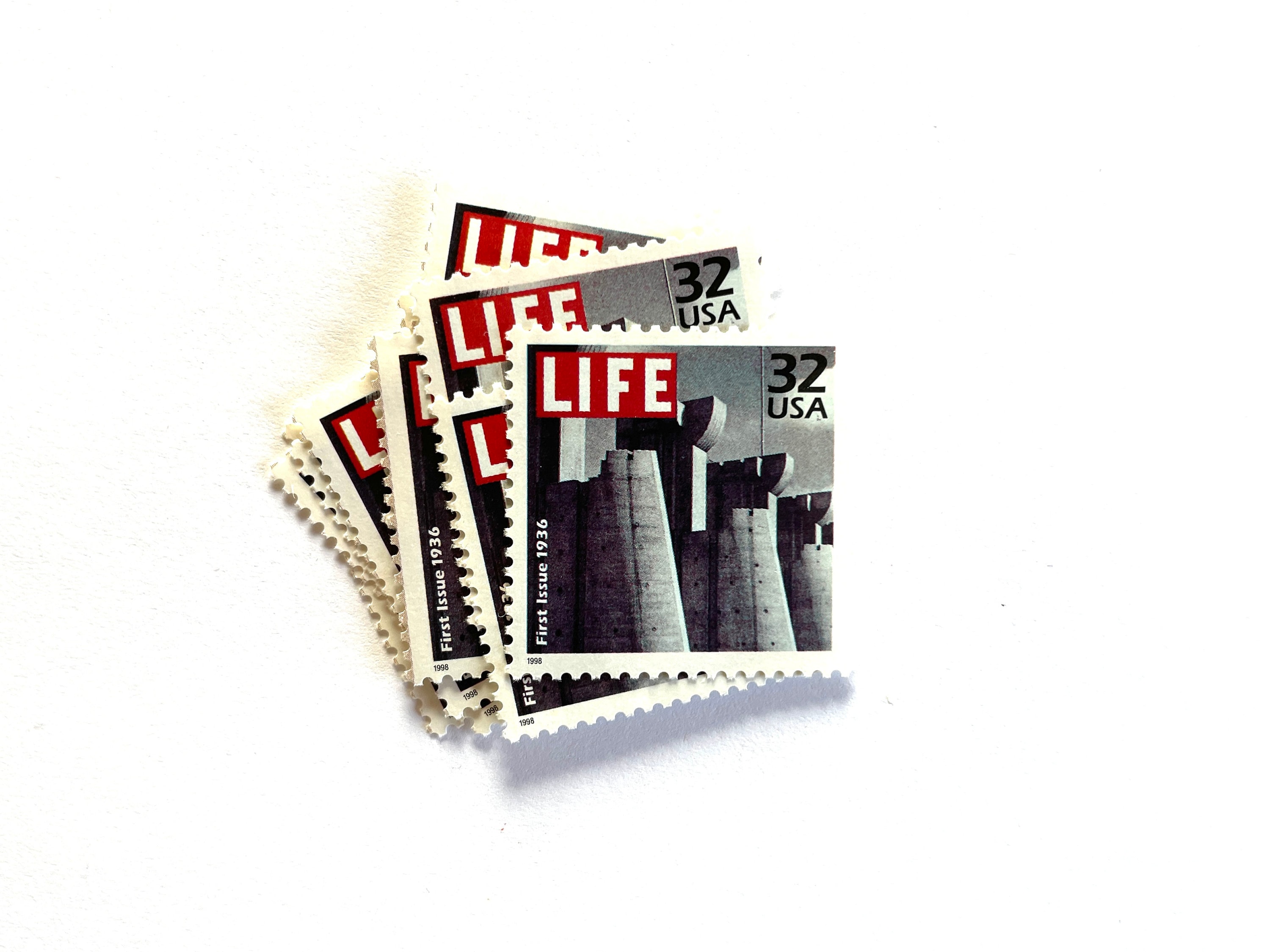 10 Vintage Unused Life Magazine Stamps / Celebrate the Century 1930 ...