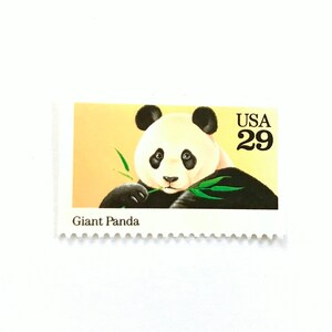 10 Vintage Unused Giant Panda Mail Stamps / Wild Animals USPS Postage ...