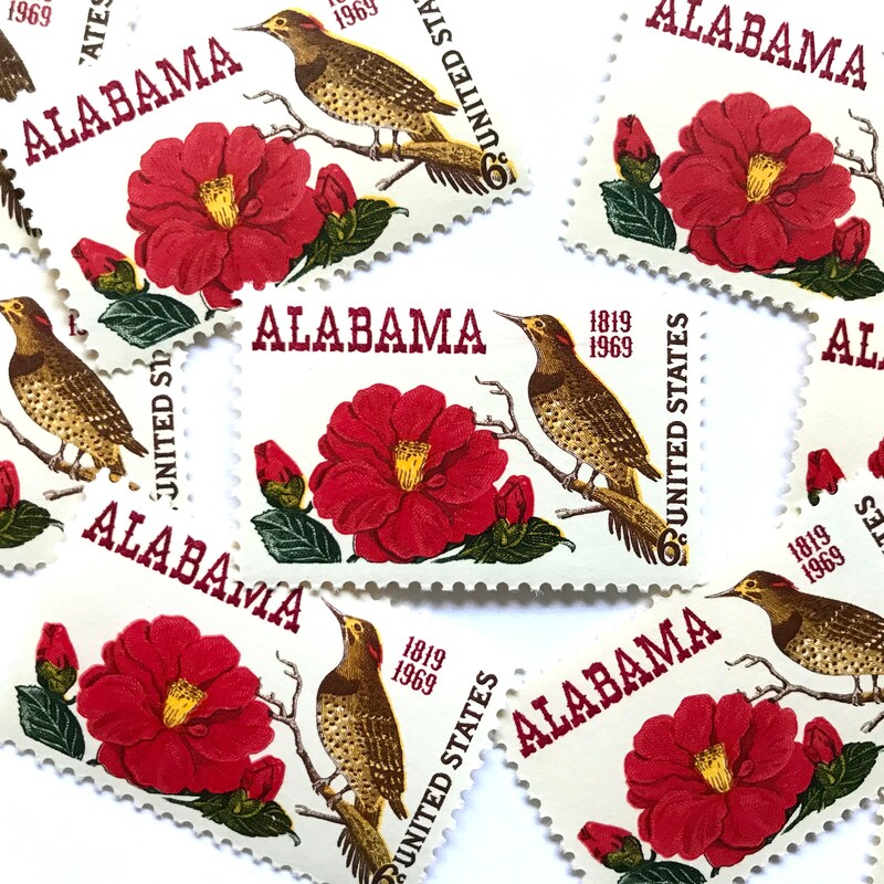 Alabama Stamp - Etsy