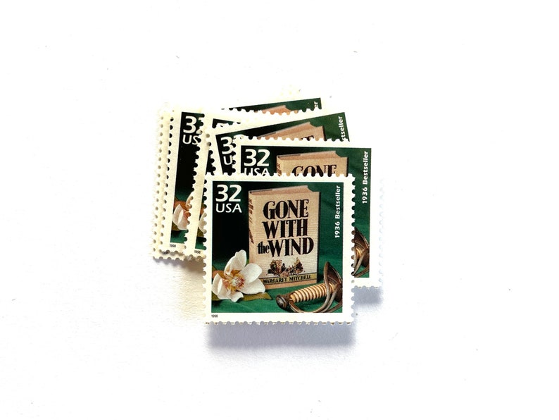 10 Vintage Unused Gone With the Wind Stamps / Celebrate the - Etsy