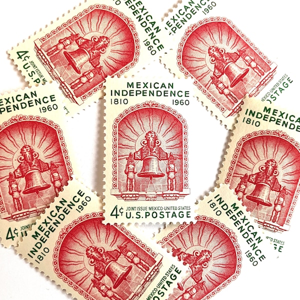 Vintage Mexican Stamps - Etsy