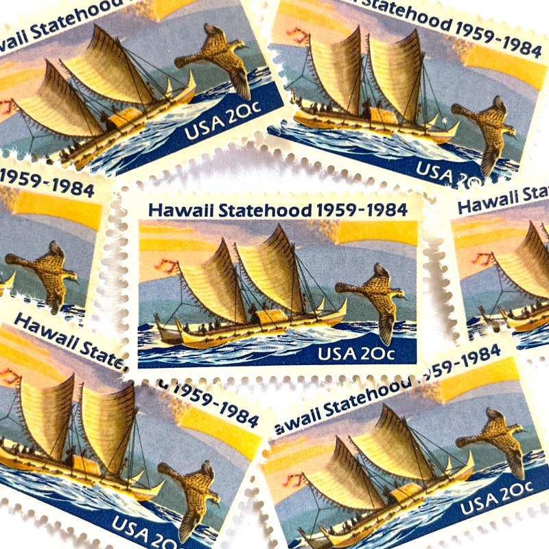 Hawaii Stamp - Etsy