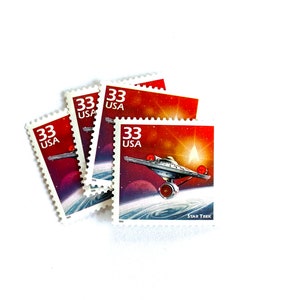 10 Vintage Unused Star Trek Stamps / Celebrate the Century 1960 ...