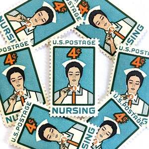 20 Vintage Unused Nursing Mail Stamps / Healthcare Nurse USPS Postage ...