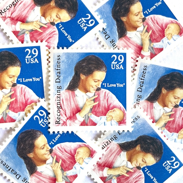 Asl "i Love You" Rubber Stamp - Etsy