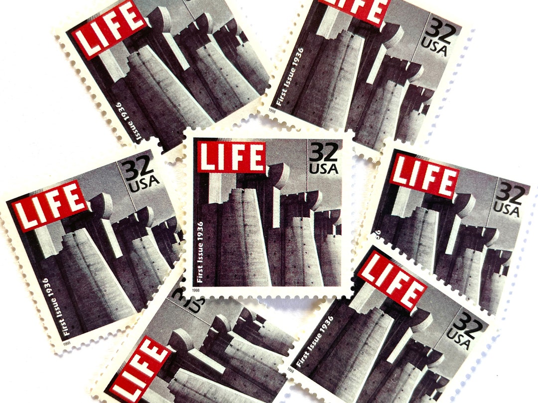 10 Vintage Unused Life Magazine Stamps / Celebrate the Century 1930 ...