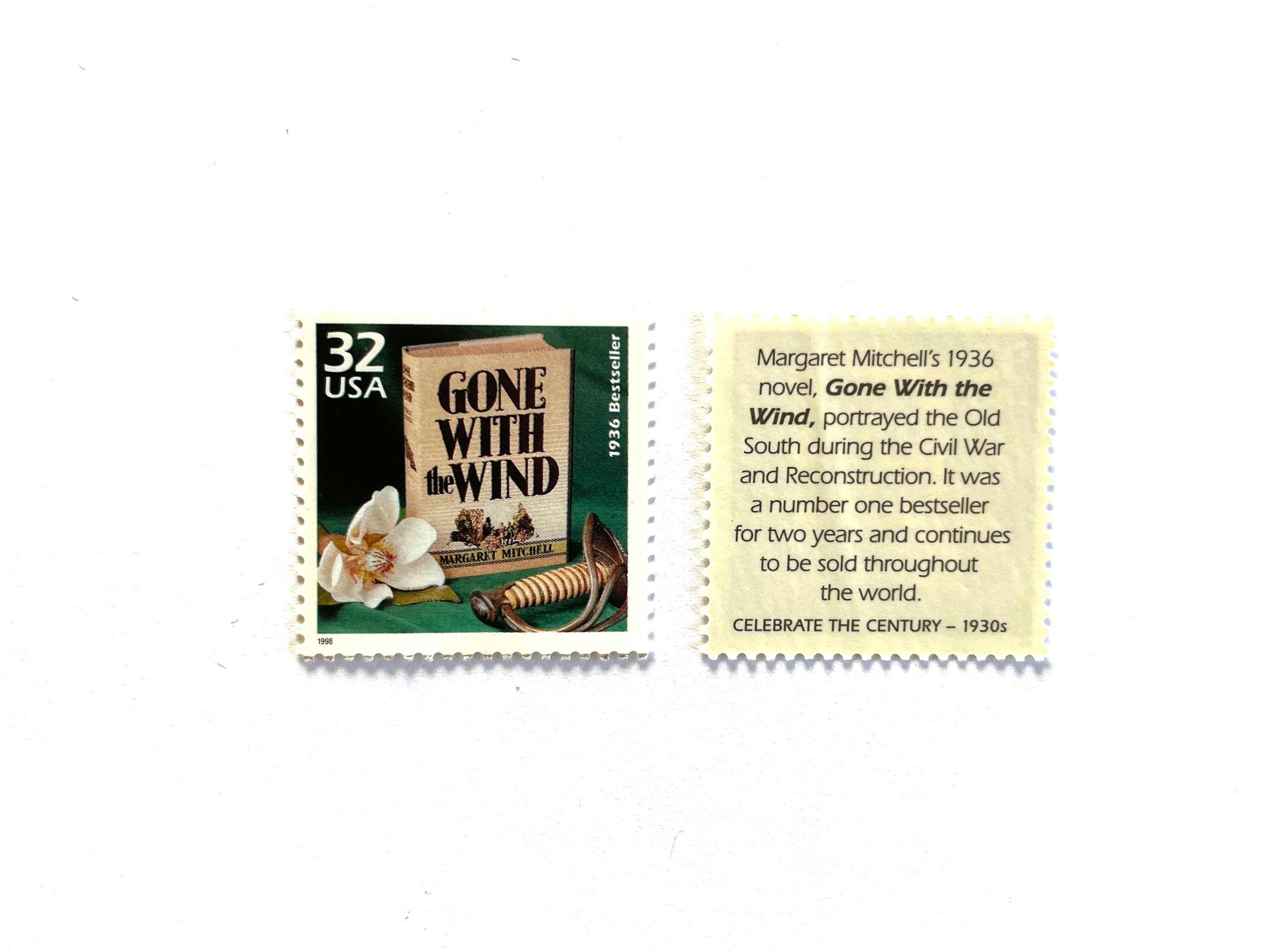 10 Vintage Unused Gone With the Wind Stamps / Celebrate the Century ...